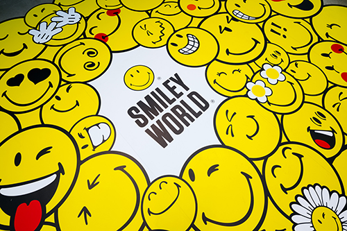 More than a hundred SmileyWorld® stickers surround The Mills to release ...